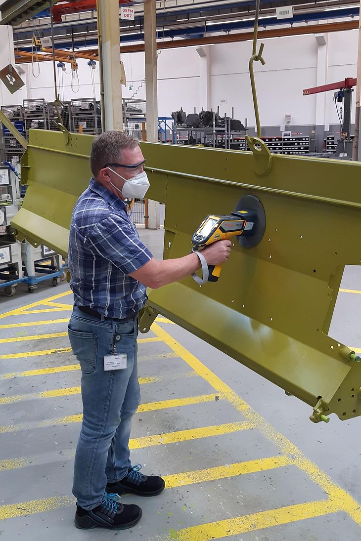 New measuring system for X-ray gun enables Henkel to analyze metal ...