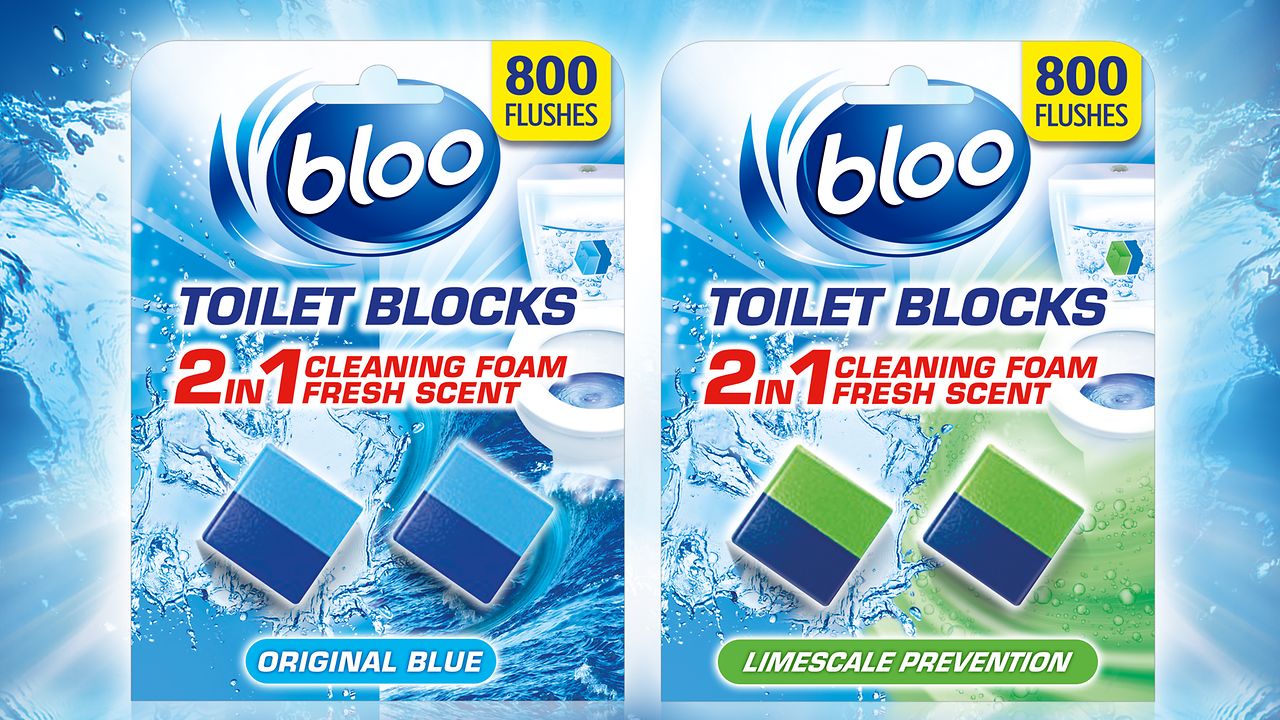 Bloo’s in-cistern toilet blocks provide improved toilet cleaning and ...