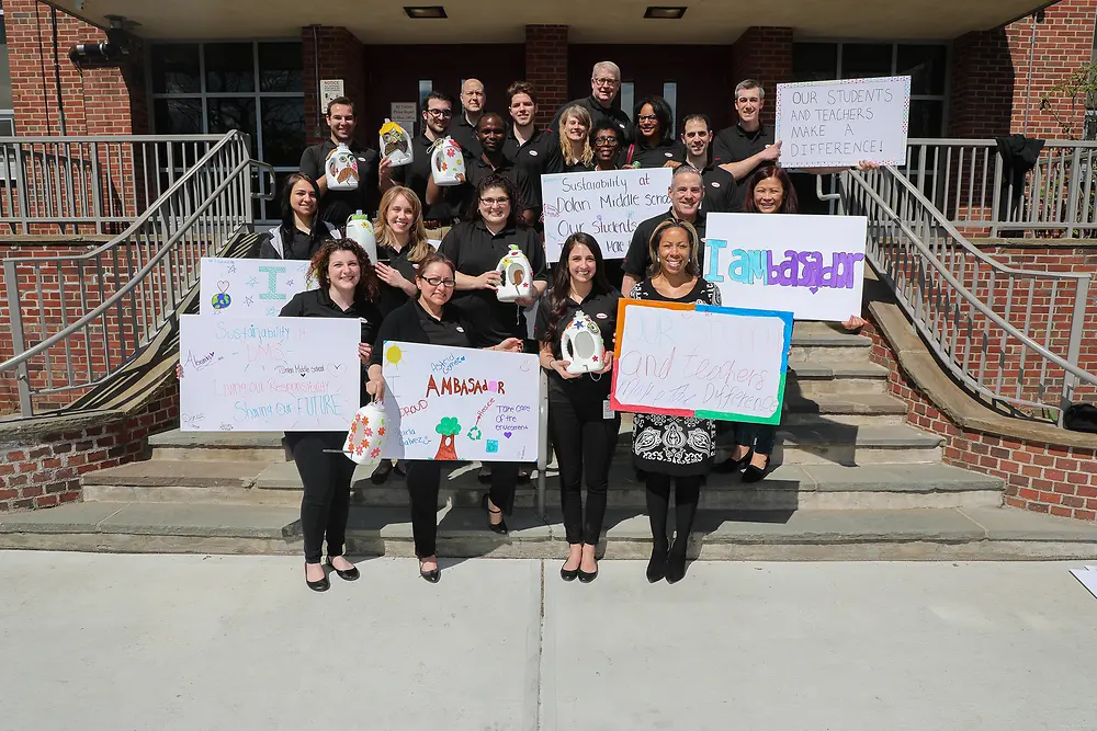 Henkel employees educate students on sustainability