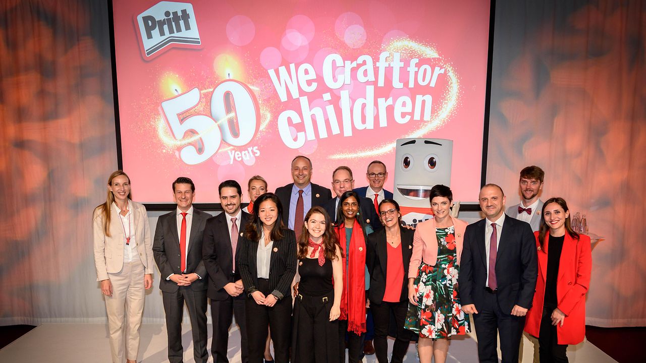 Pritt donates 90.000 Euros to support the education of children